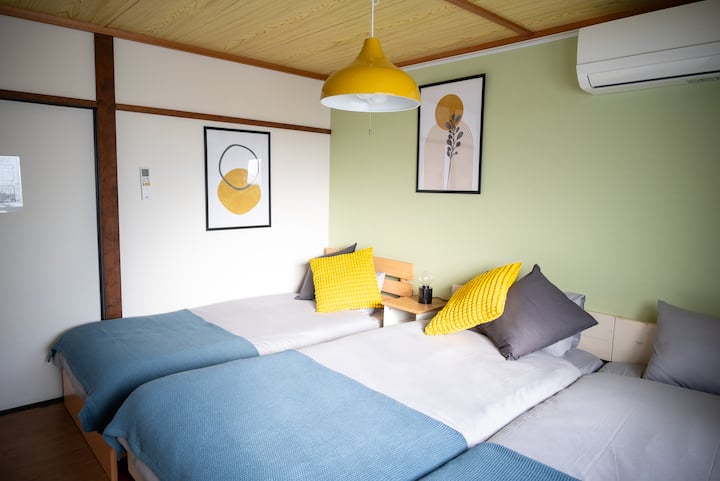 3 Minutes From Biei Station/9 Guests /3 Bedrooms - Asahikawa