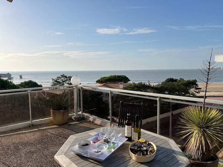 Vue Mer + Grande Terrasse St Georges De Didonne - Saint-Georges-de-Didonne