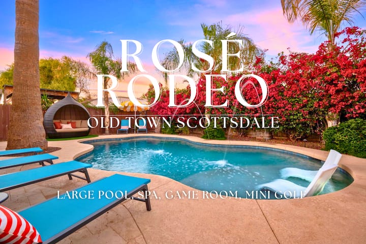 Great For Groups! Pool, Hottub, Golf In Old Town - Scottsdale, AZ