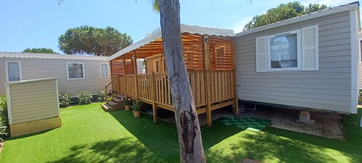 Hébergement Torreilles Plage Grand Mobil Homme - Torreilles