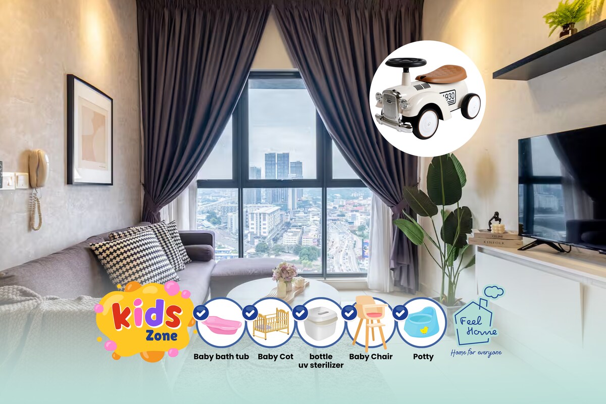 5min drive to TRX 5min walk to Mytown&MRT Baby Cot - Flats for Rent in ...