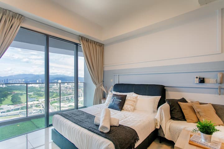 Continew Mordern Studio W/ Free Parking & Balcony - Kuala Lumpur