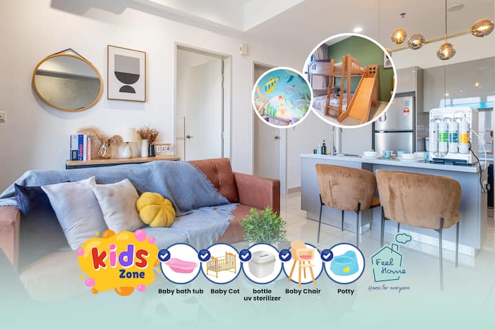 Little Dreamland W Slides Above Restaurant & Shop -