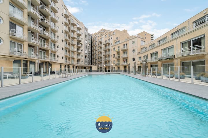 Appartement éLégant De 2 Chambres Avec Piscine - Ostende