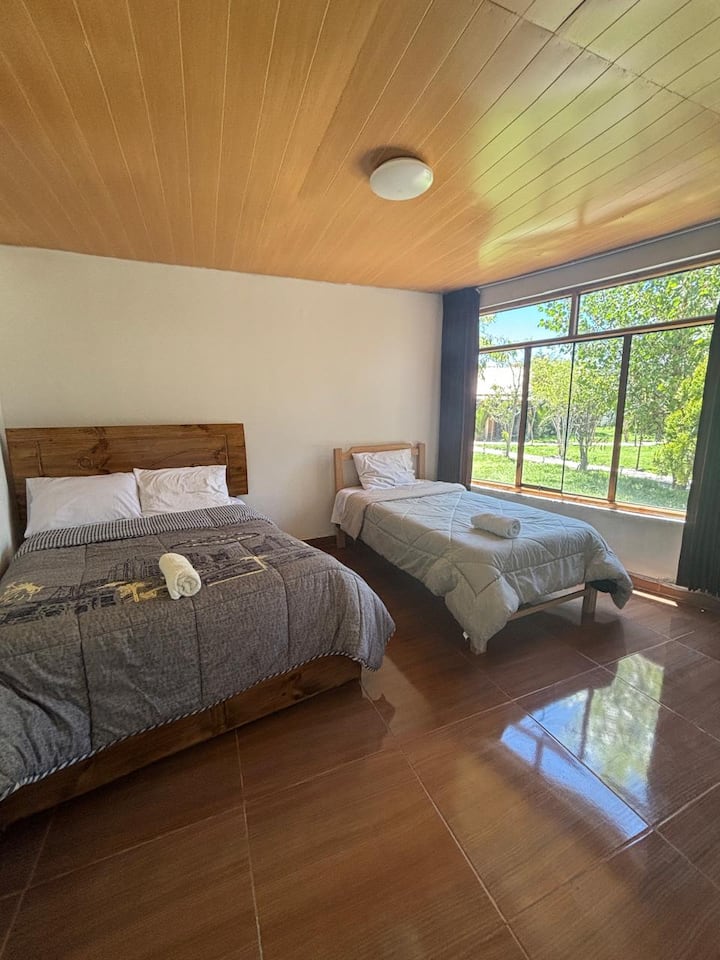 Hab. Nº 03 (Doble): Rancho Hotel - Concepción, Perú