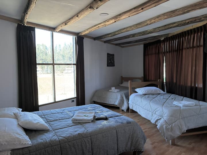 Habitación Nº 16 (Triple) : Rancho Hotel - Concepción, Perú