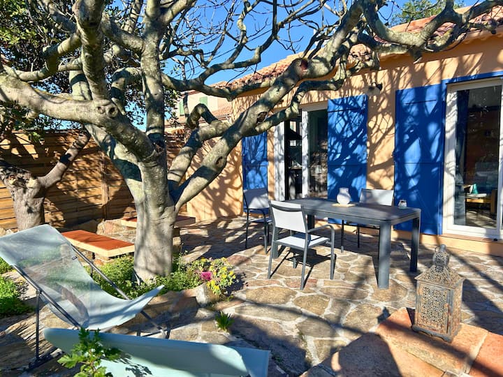 Tout Confort - 2 Pers - Terrasse - Clim - Parking - Bormes-les-Mimosas