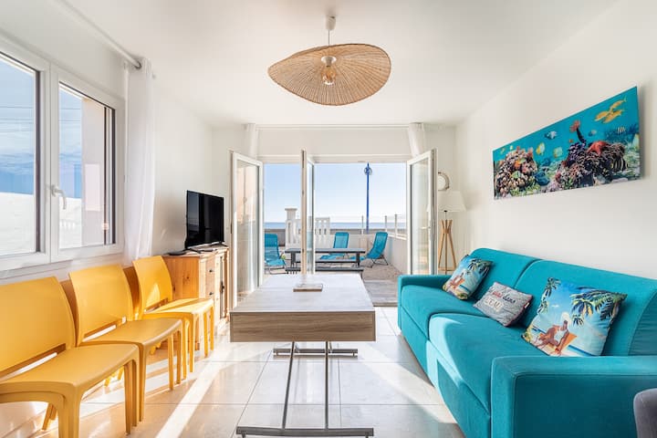 La Clé :Vue Mer, Plage Directe, Clim, Terrasse - Hyères