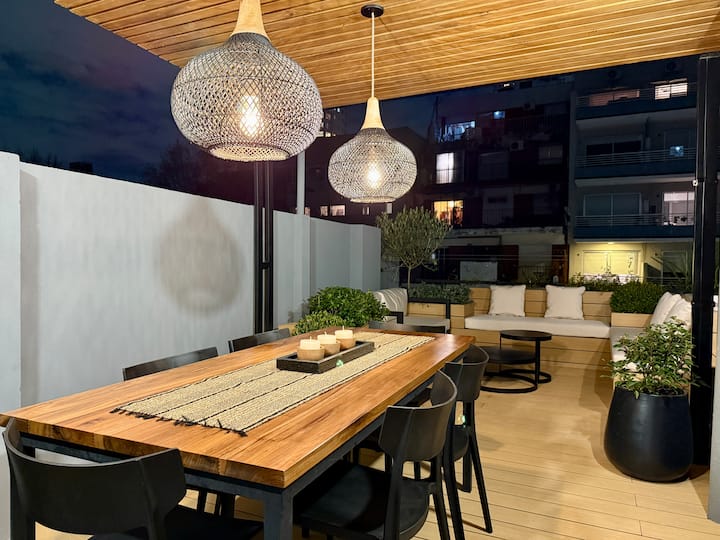 Private Sunny Terrace At Palermo Soho - Lux 2br - 阿根廷