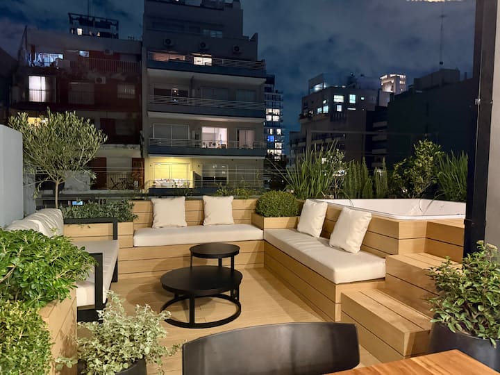 Private Sunny Terrace At Palermo Soho - Lux 2br - Buenos Aires
