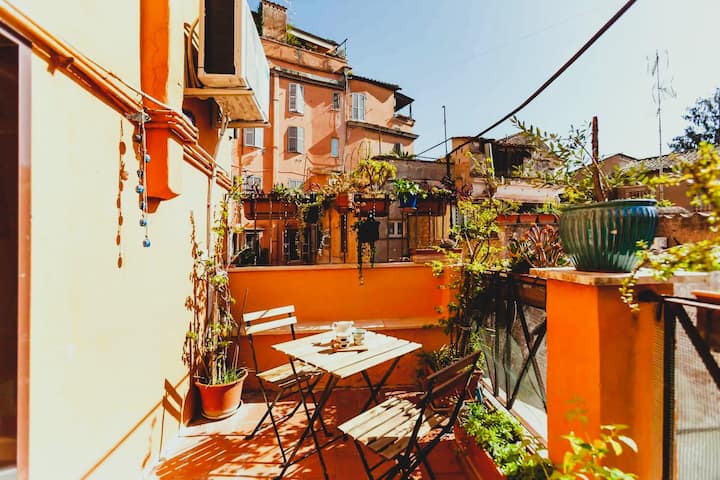 Roma Centro, Con Delizioso Terrazzino Privato - Rooma
