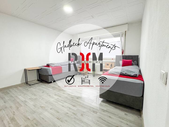 Serviceroom24 - Apartment 3 In Gladbeck Smarttv - Bottrop