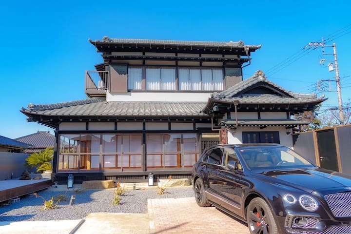 古民家を九十九里浜の真亀海水浴場まで5分|庭には完全プライベートジャグジーが2台設置さ-cb0104 - 東金市