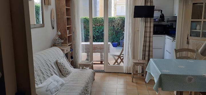 Plages à Pied ! Studio Mezzanine Avec Jardin - Capbreton
