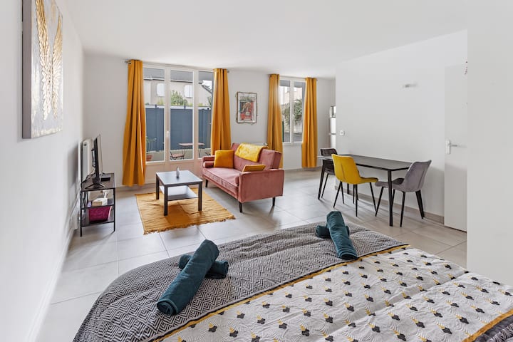 Le Petit Patio - Rénové, Paisible Et Proche Centre - Nantes