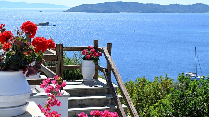 Villa Electra S Sea View, Pool, 5min Walk To Beach - Skiathos