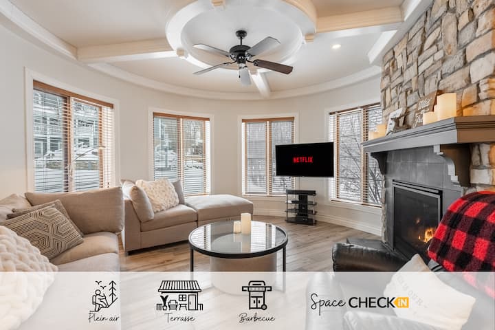 Le Sport House | Ac | Lac | Piscine | Foyer | Bbq - Mont-Tremblant
