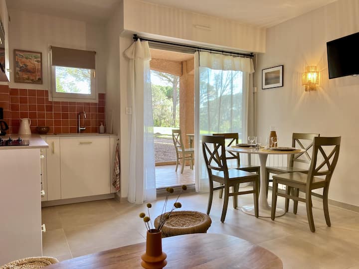 Appt 2 Pces Piscine, Tennis, Grand Parc, Golf - Lac de Malpasset