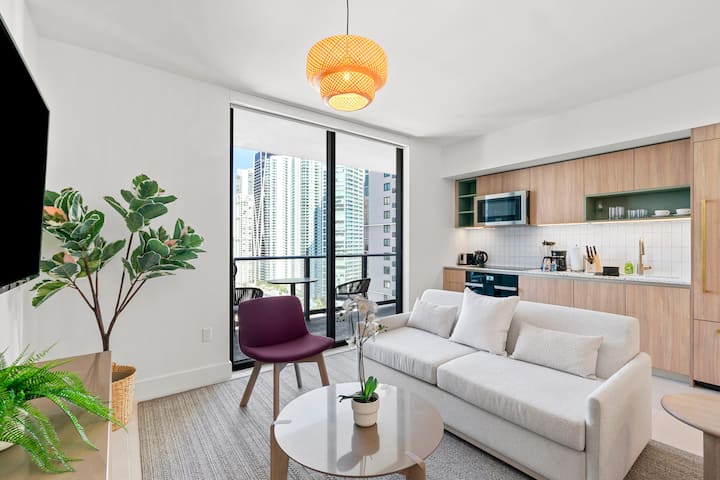 New Unit 26th Floor With Amazing View Miami2br/2ba - Miami, FL