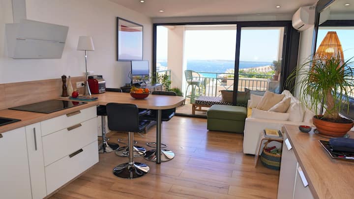 Cannes Passion-vue Mer- Piscine - Cannes