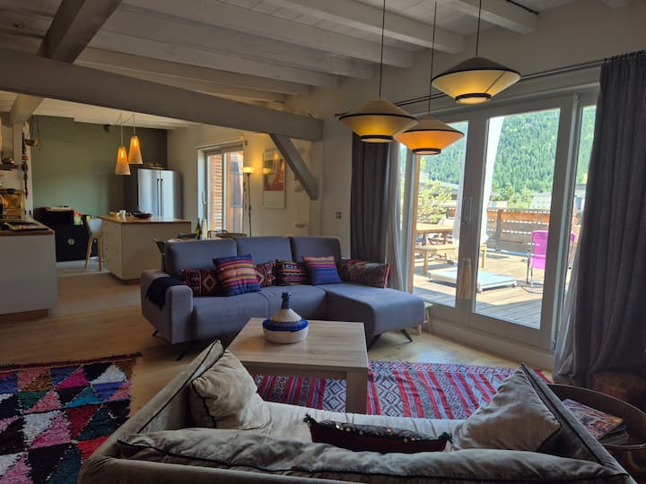 Sublime Appartement Avec Terrasse - Centre Bsm - Bourg-Saint-Maurice