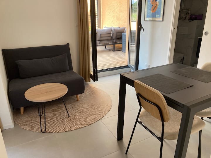 T2 Cosy Terrasse 40m2 Et Pergola - Pianottoli-Caldarello