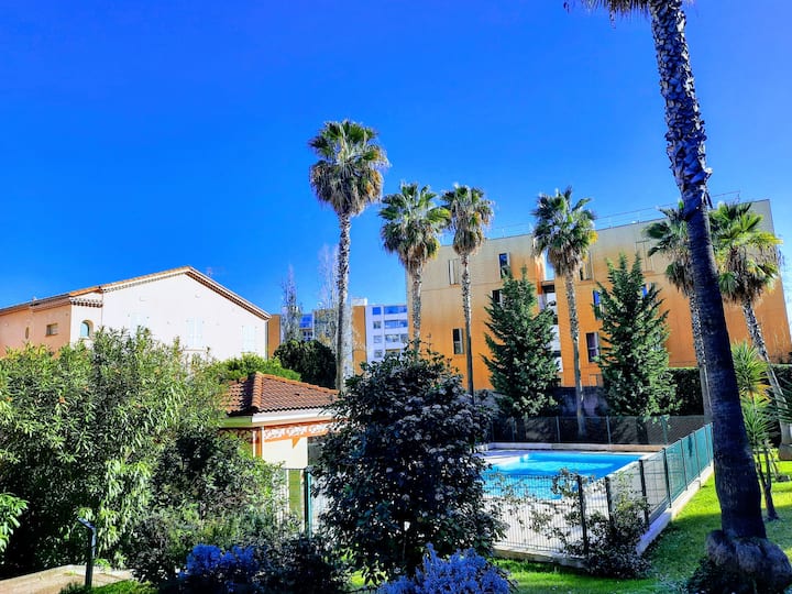 Chambre Cosy En Rez-de-jardin, Proche Mer" - Nice