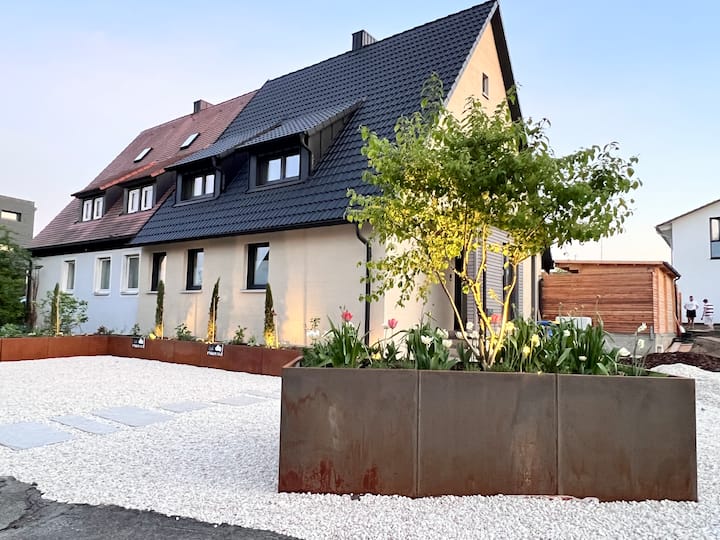 Wolkenguckerei Haus 6 Pers Privat Sauna Whirlpool - Neustadt an der Aisch