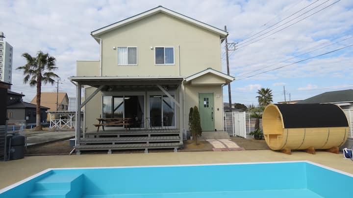 Villa Coast 南九十九里/敷地内の建物･庭付帯設備の一式貸し出しのバケーションレンタル - 모바라시