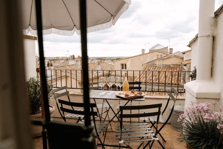 Magnifique T3 Avec Terrasse, Clim & Home-cinéma - Aix-en-Provence