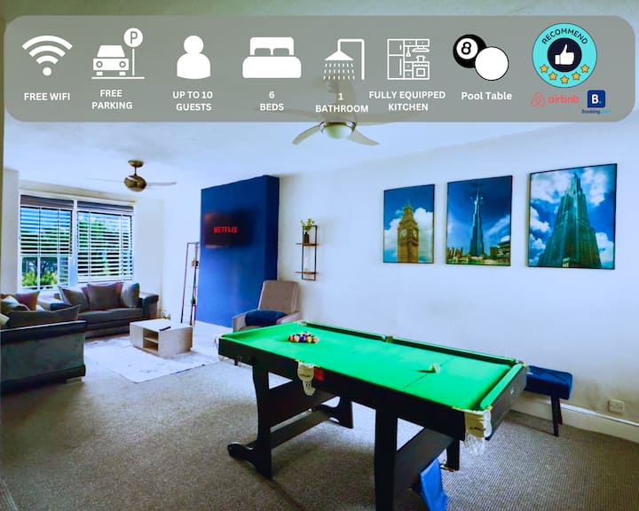 4bed|8guests|work&family|easycentralaccess|offer - Manchester