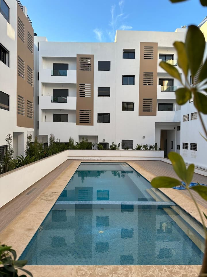 Appartement Moderne à Harhoura Pour Les Familles - Témara