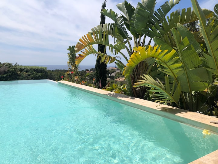 Entre Mer Et Collines Villa Bandol Vue Mer Piscine - Bandol
