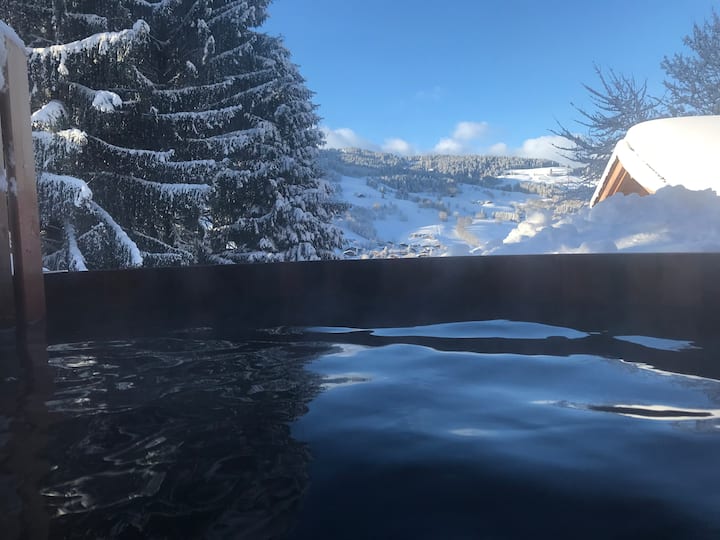 Chalet Charme Village à Pieds - Combloux