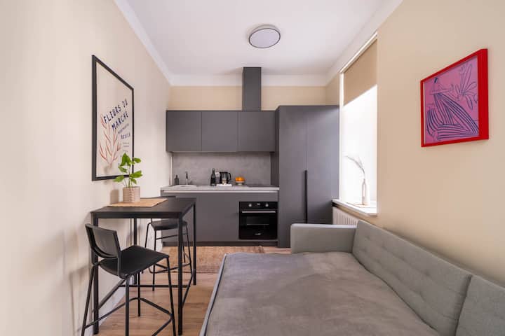 Quiet Studio | 300 Mbps Wifi | Dream Location! - Riga