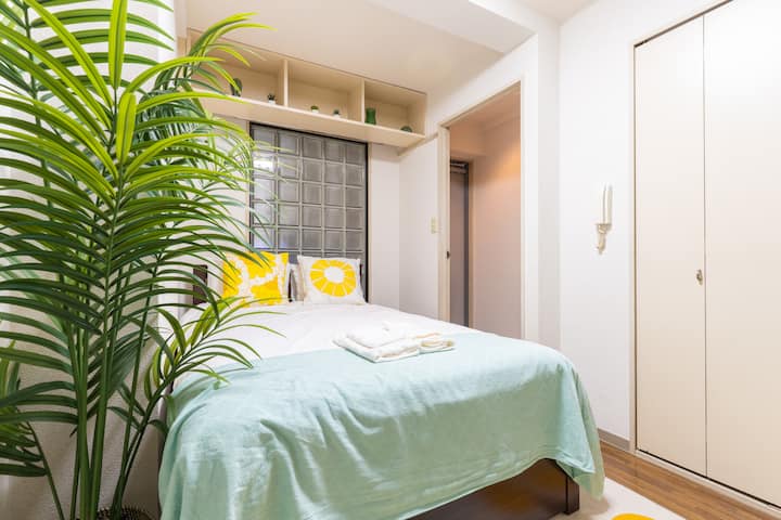 京都305/近东本愿寺/京都站6分钟巴士直达/电梯/厨房/公用洗衣机/适合情侣/附近便利店/独立房间 - Kyoto