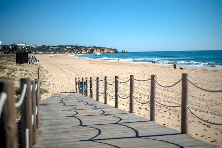 Alvor Beach Parked Campervan - Portimão