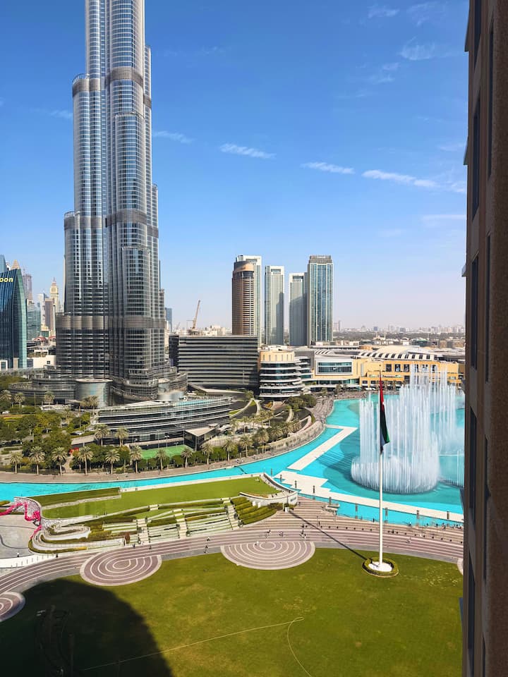 Full Burj Khalifa & Fountain View | Gym | Pool - Dubai