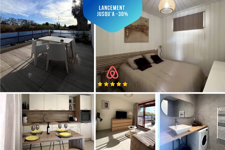 F2 4 Pers • Clim + Parking • Arles à 10min • Spa - Arles