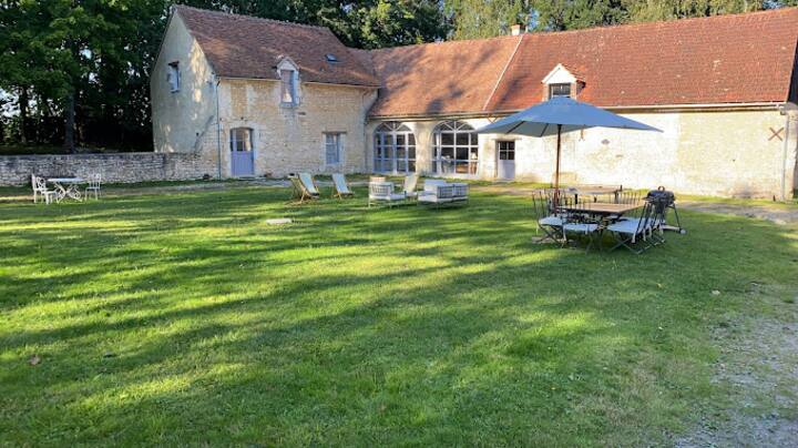 Manoir Xv Et Grange Avec Piscine - Normandie