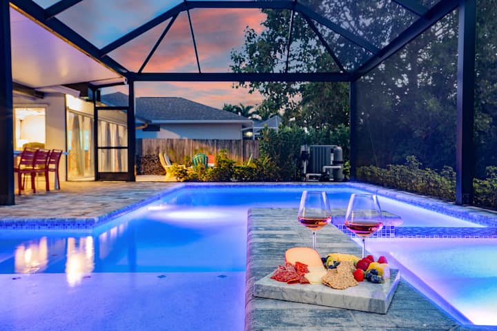 *New*getaway|heatedpool+spa|firepit|close2beaches - Marco Island, FL