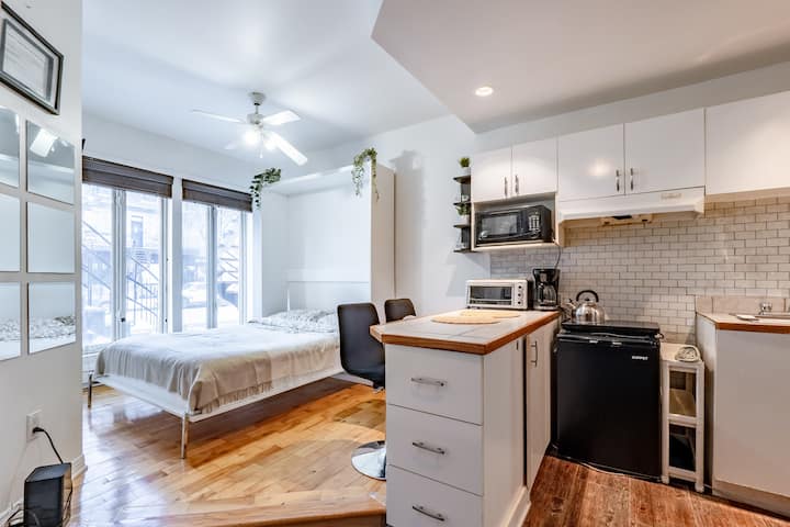 Studio Cozy/rue Ste-catherine - Longueuil