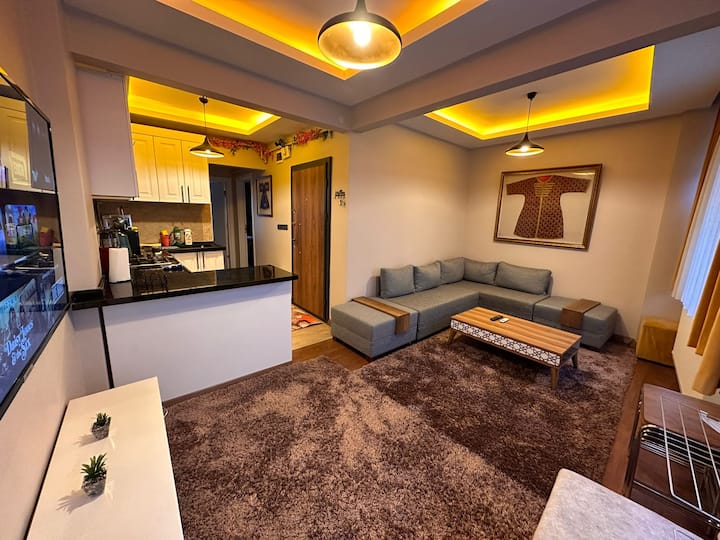 Modern 3 Room Flat W/3 Ac,wifi,walk To Blue Mosque - Fatih