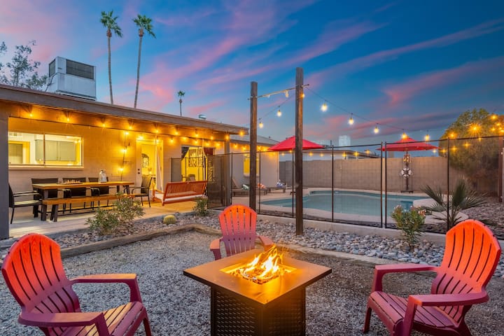 ~Rare Find~hermosa House~pool~games~bbq~asu~ - Tempe, AZ