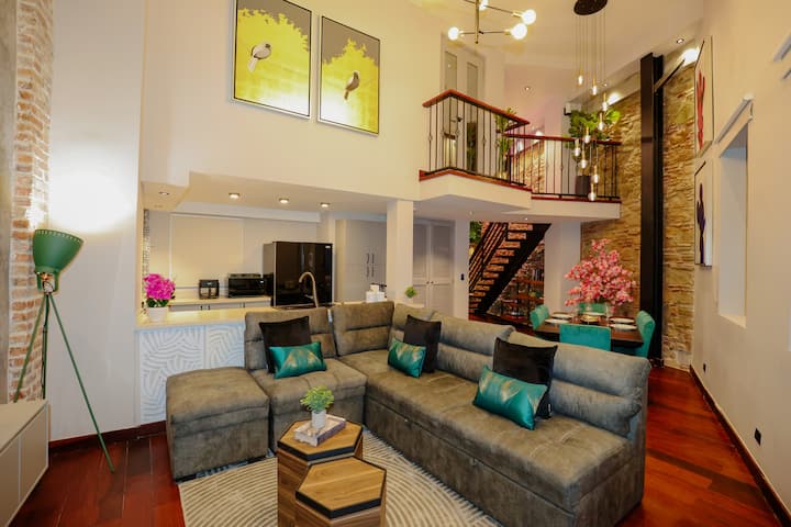 Casa Esmeralda Duplex Raffiné 120 M² à Casco Viejo - Panamá