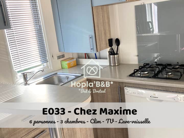 E033 - Chez Maxime - Clim +Tv + Lave Vaisselle - Rust