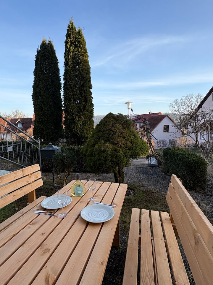 Modernes Serviced Apartment - Fewo Franken Idyll - Absberg