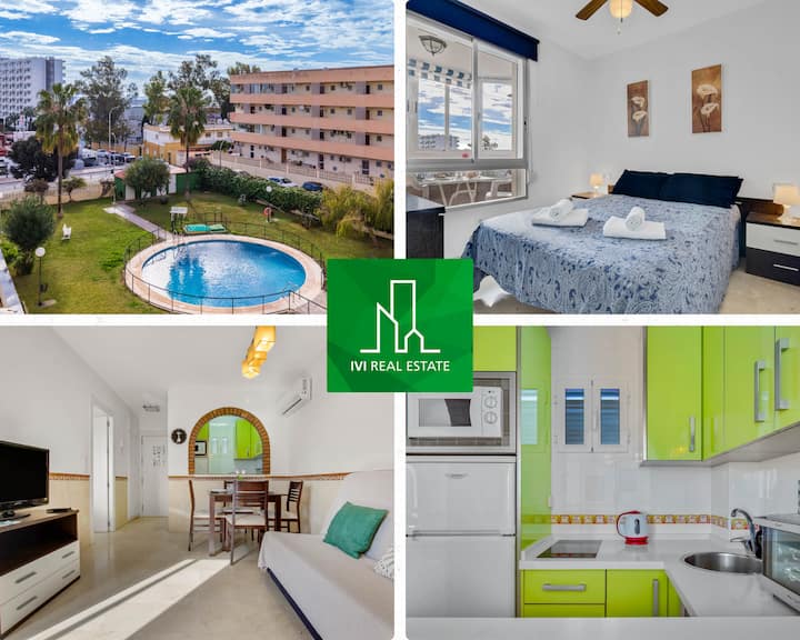 Ivi. Beach - Terrace - Pool. Vistamarina B405 - Torremolinos