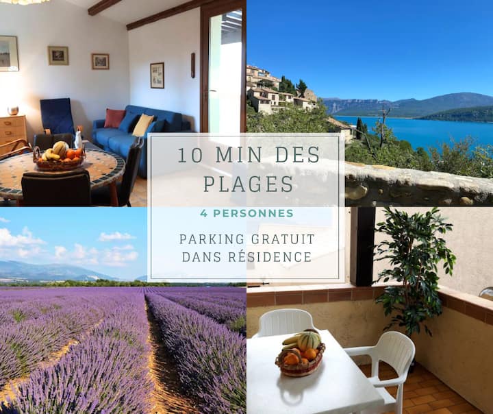 Confort à 10 Min Des Plages - Parking Gratuit - Bauduen