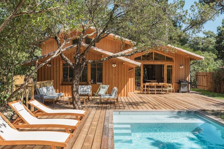 Charmante Villa En Bois à 300m De La Plage - Lège-Cap-Ferret